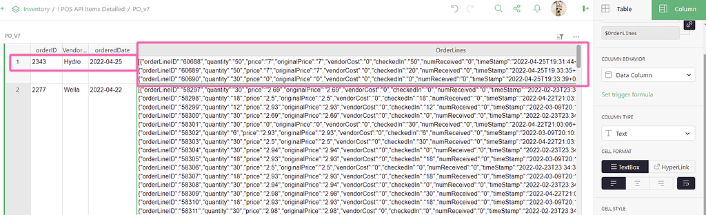 Parse multiple Json lines in a cell - Ask for Help - Grist Creators