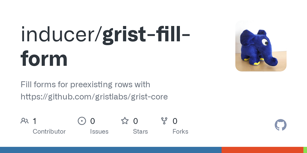 Grist-fill-form: Fill forms with existing rows - Showcase - Grist Creators