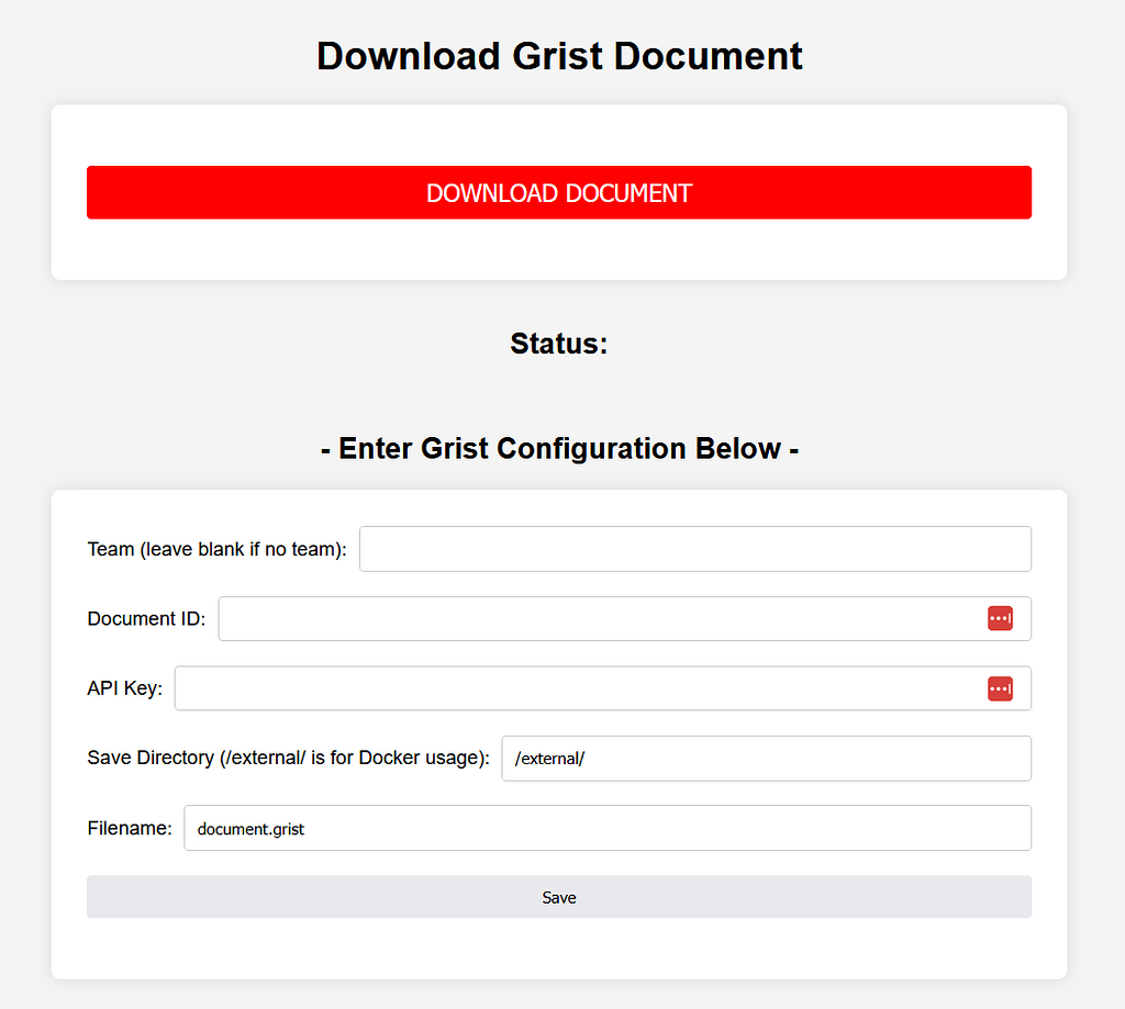 Python Web Application to Download a Grist Document - Showcase - Grist ...